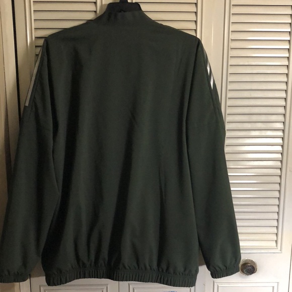 adidas | Jackets & Coats | Olive Green Adidas Track Jacket | Poshmark
